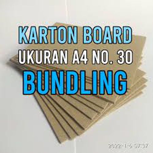 Kertas hardboard ukuran A4