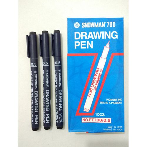 Drawing Pen Snowman - 0,5