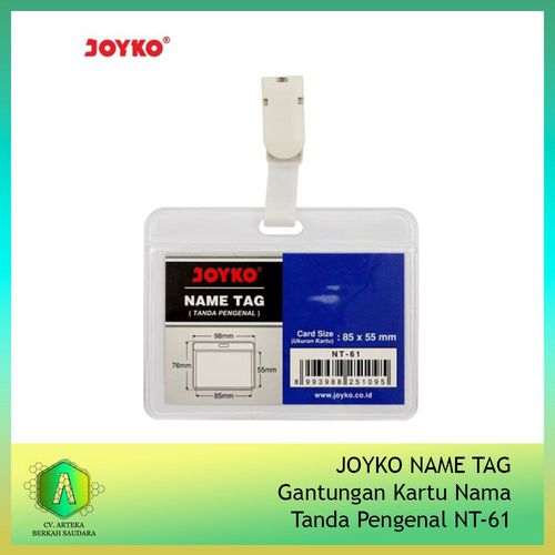 JOYKO NAME TAG / Gantungan Kartu Nama / Tanda Pengenal NT-61 (1pcs)