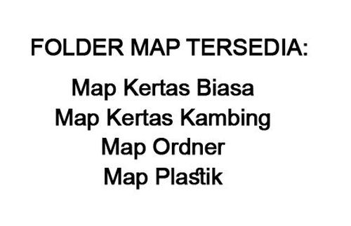 Folder Map Kertas/ Plastik - Map Ordner