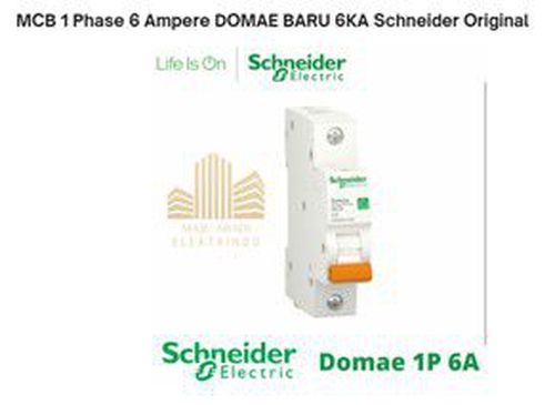 MCB 1 Phase 6 Ampere Schneider