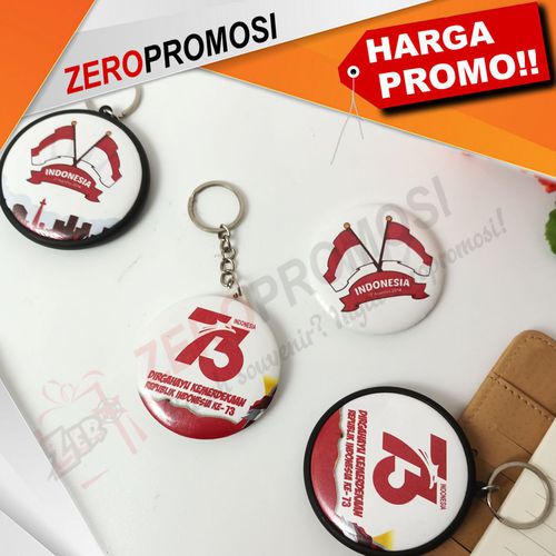 Pin PVC 17 Agustus Custom Logo Souvenir Pin Hut Kemerdekaan