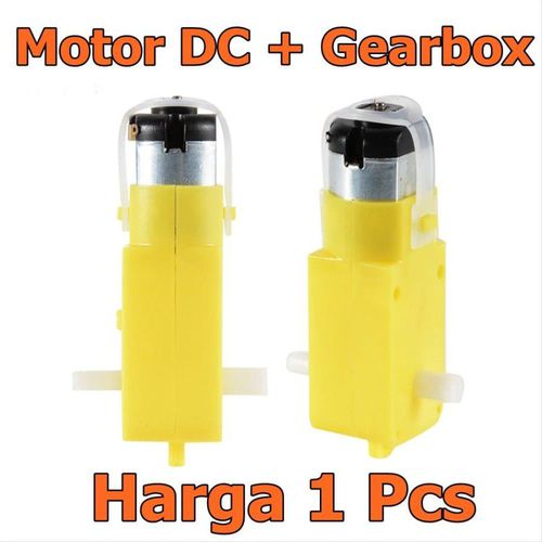 Dinamo Motor Gearbox Kuning DC 3-6V Smart Car Gear