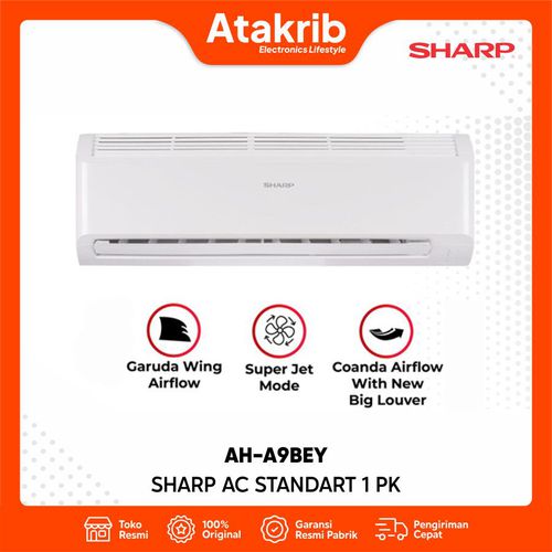 AC SPLIT STANDART 1PK MEREK SHARP, TYPE AH-A9BEY2