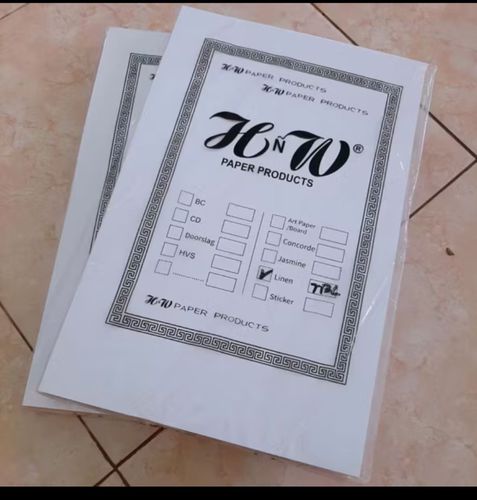 KERTAS LINEN PUTIH