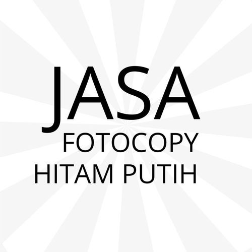 Fotocopy Hitam-Putih