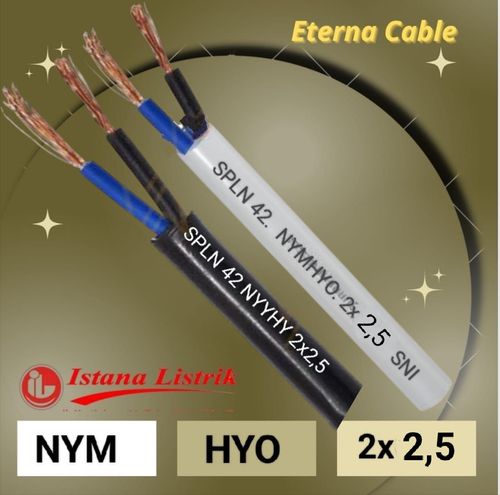 Kabel NYM/NYY HY Serabut /meter - 2x2,5