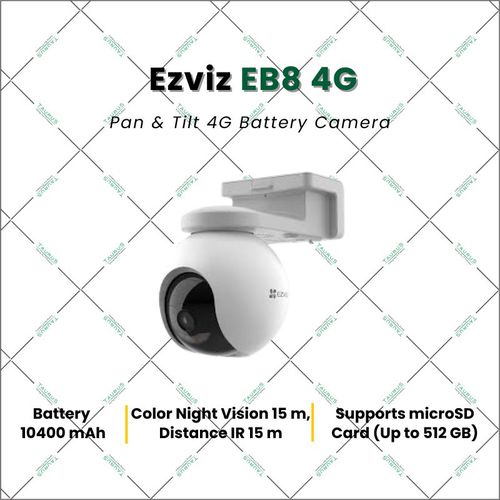Ezviz EB8 4G 2K Pan & Tilt 4G Battery Camera CCTV Outdoor