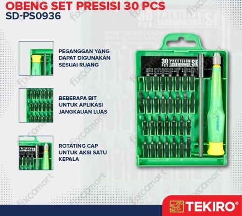 Tekiro Obeng Set Presisi 30 Pcs