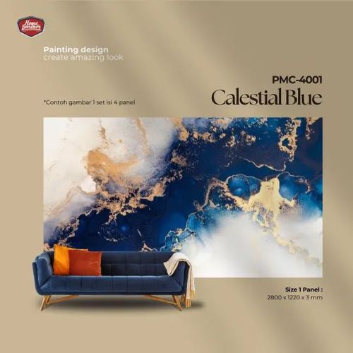 PLAFONESIA 4 in 1 Premium Panel PVC Dinding Lembaran PVC Marble [2 ...