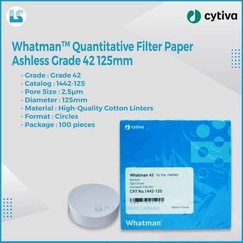 WHATMAN QUANTITATIVE FILTER PAPER ASHLESS GRADE 42