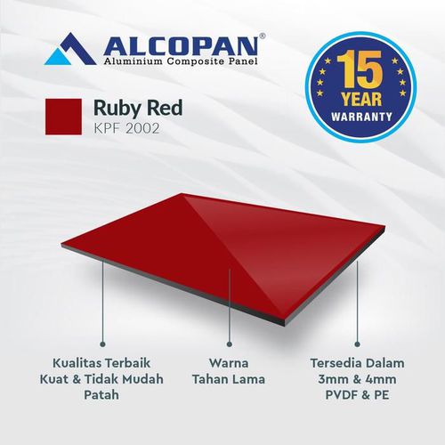 ACP Alcopan 3mm PV - aluminium composite panel - Maroon