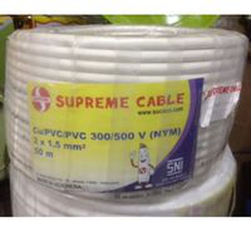 Supreme Cable NYM 2x1.5 @ 50m - Kabel Listrik