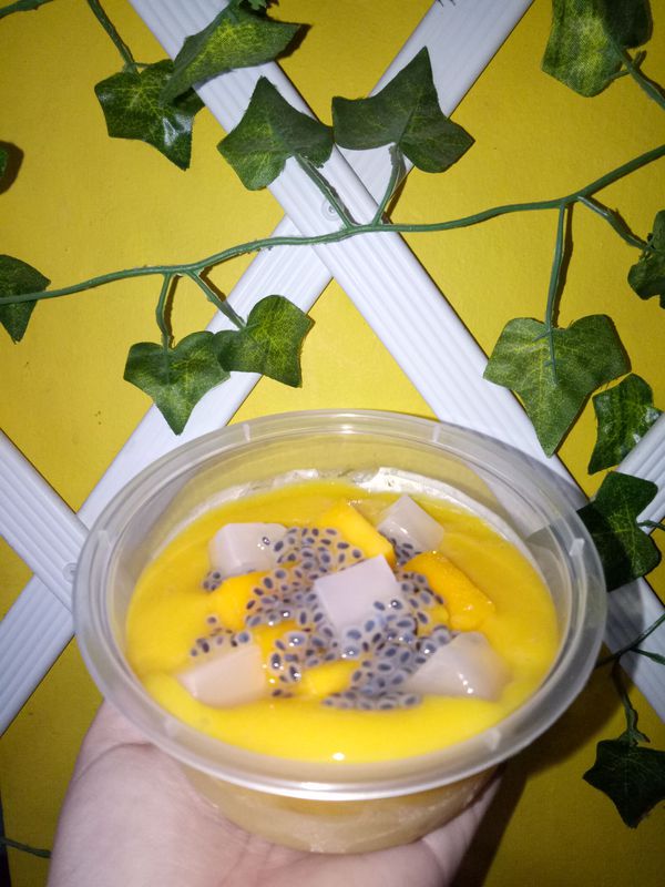 Dessert cup Mango Pudding - by Kitchen NHI