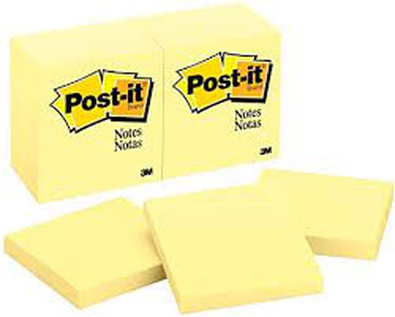 Notes/Label Post-it 3M 660 - Yellow - 4x6 inch