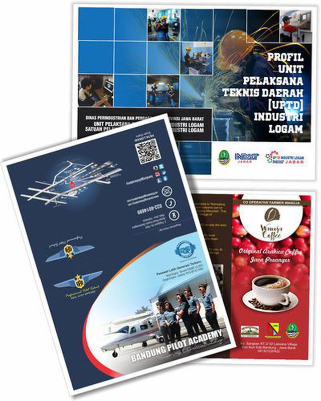 Digital Print Brosur / Leaflet