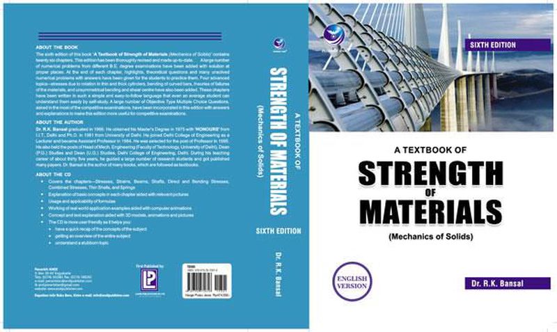 Buku A textbook of Strength Of Materials (Mechanics Of Solids)