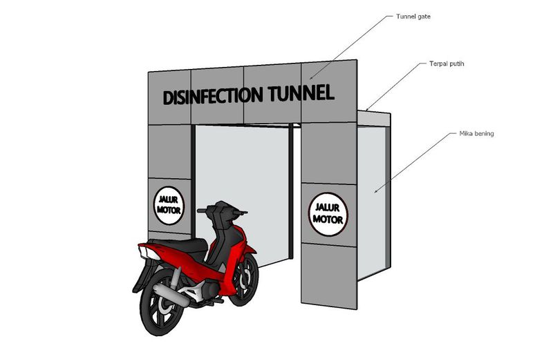 Kamar steril motor / Motorcycle sterilize chamber