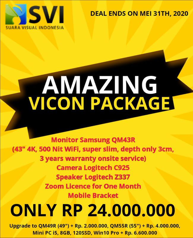PAKET PROMO VIDEO CONFERENCE