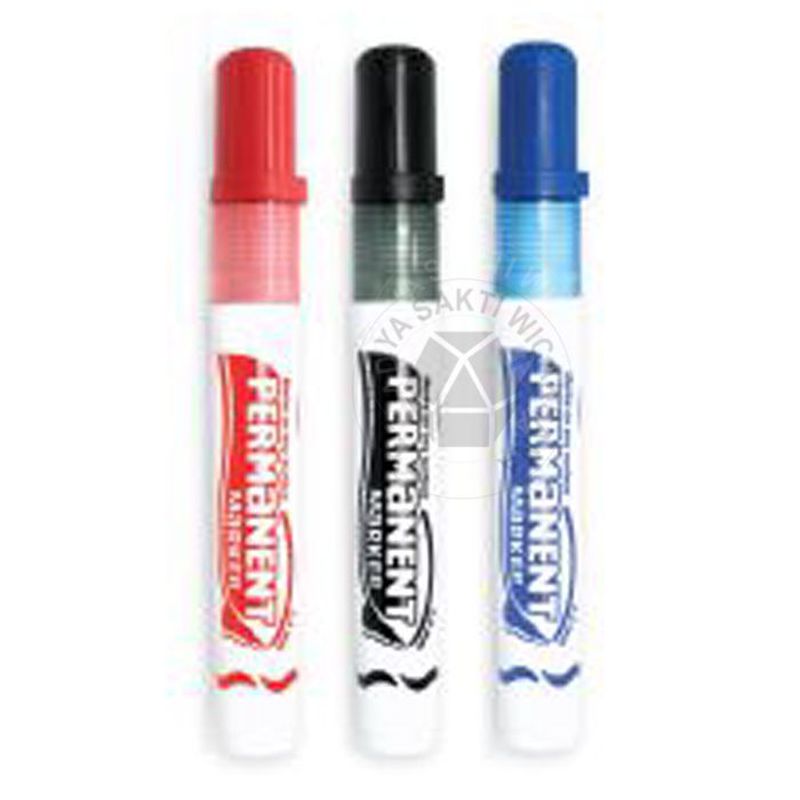 Flex Office Permanent Marker Warna Merah - Merah