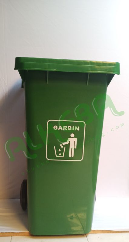 Tempat Sampah 120 L Merk Garbin - Dust Bin - Garbin 120 L Hijau
