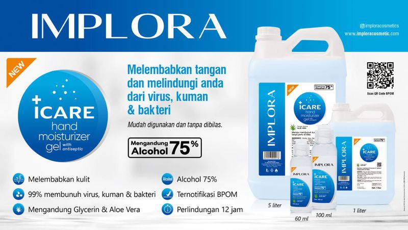 Implora I Care Hand Sanitizer 5 Liter