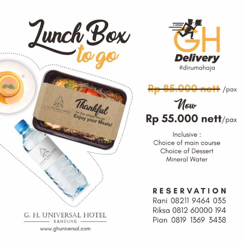 Lunch Box To GO by GH Universal Hotel Delivery