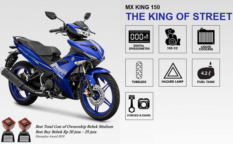 Yamaha MX King 150 - Merah