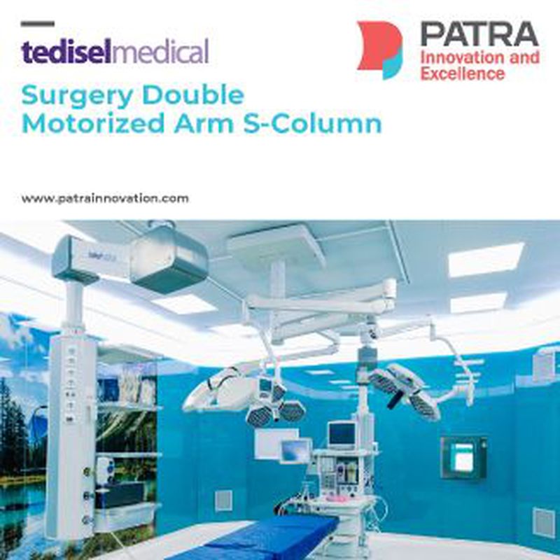 Tedisel Pendant Double Motorized Arm S-Column for Surgery - Patra