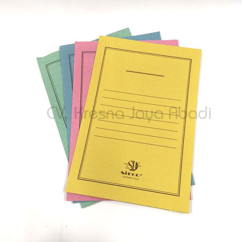 Stopmap Kertas Folio - Merah