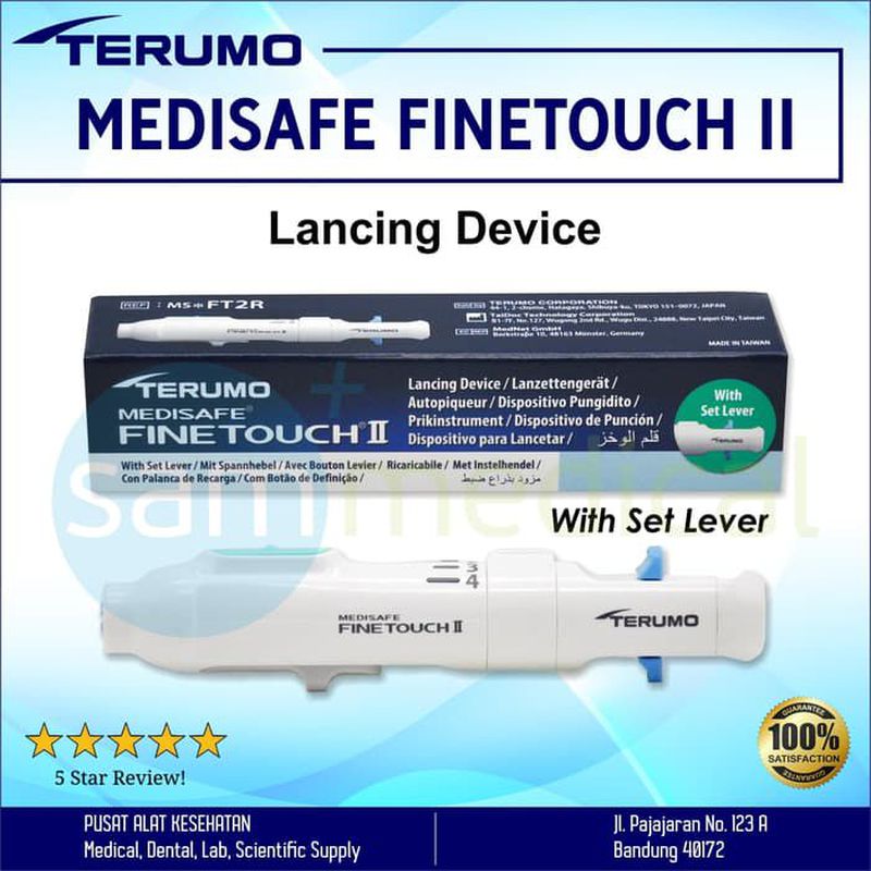 TERUMO FineTouch Alat Lancet / Lancing Device only