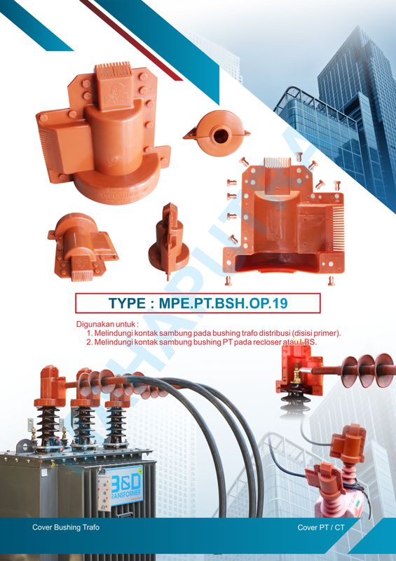 COVER PROTECTOR 20 KV MERK PERISAI TYPE : MPE.PT.BSH.OP.19 - Maroon