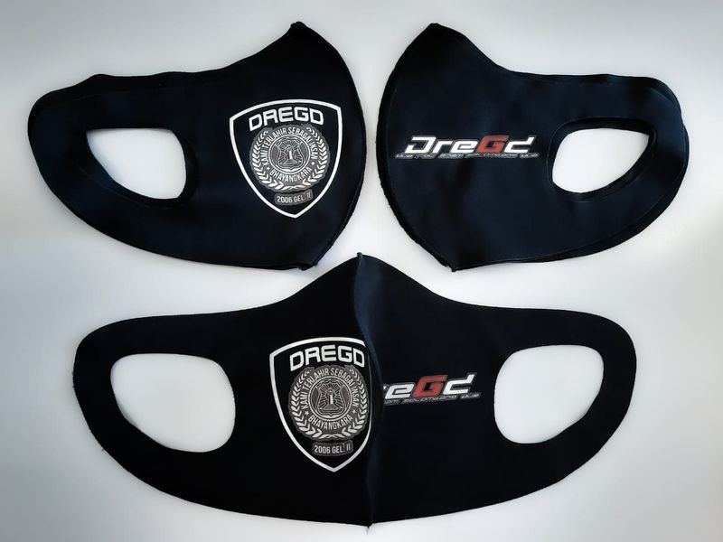 Masker Scuba Cetak Print Custom
