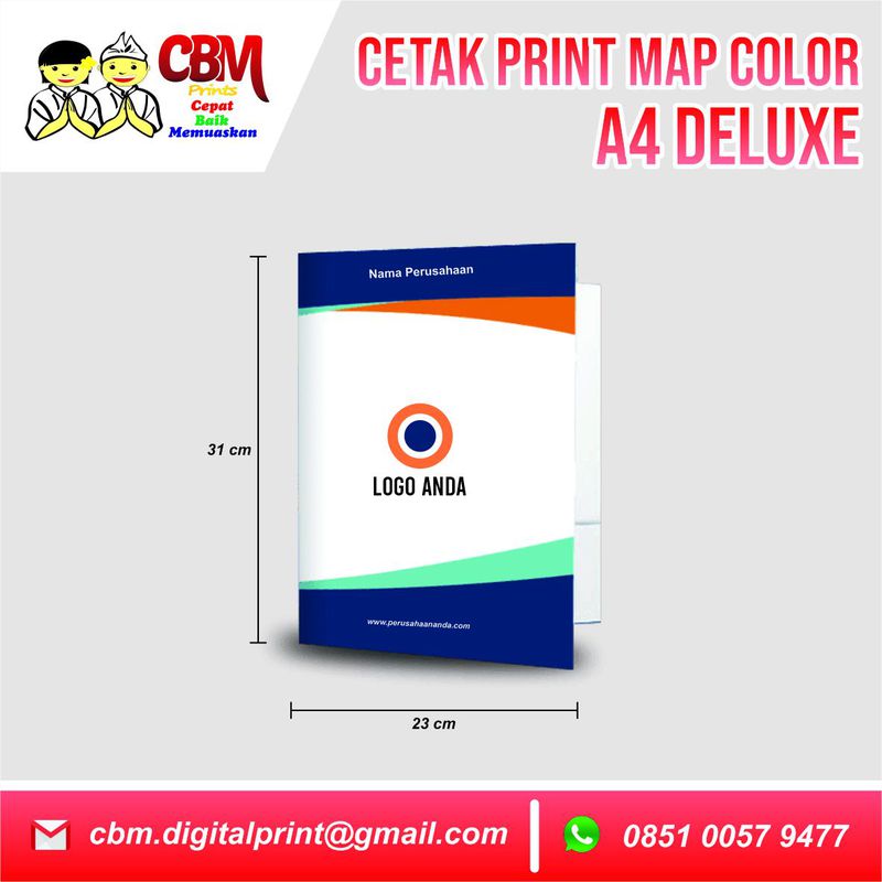 Cetak Print Map Stopmap Color A4 Deluxe - 1000