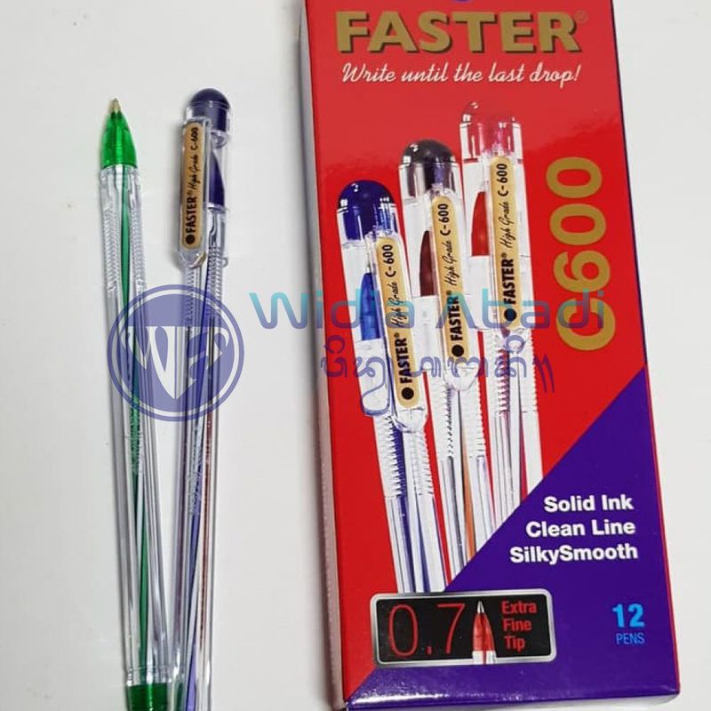 Pulpen Faster Hitam - Faster C600