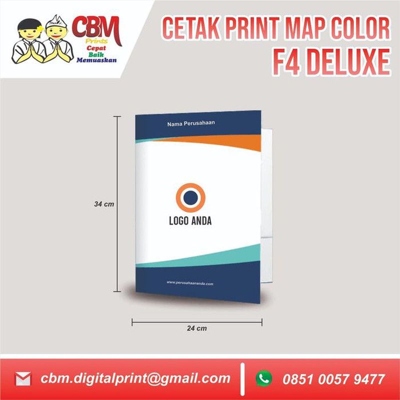 Cetak Print Map StopMap Color F4 Deluxe - 1 Sd 20