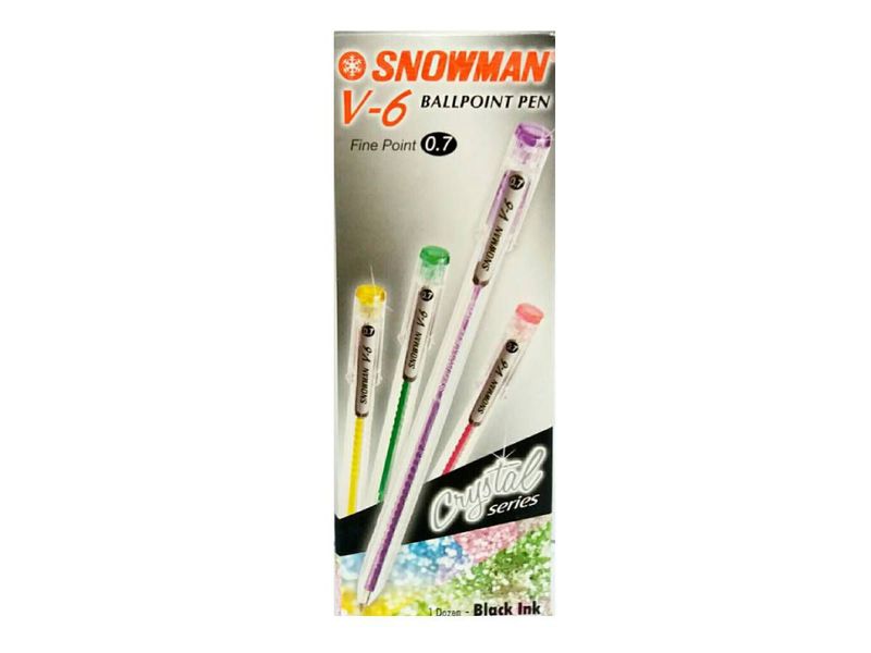 Pena Snowman V6 Hitam