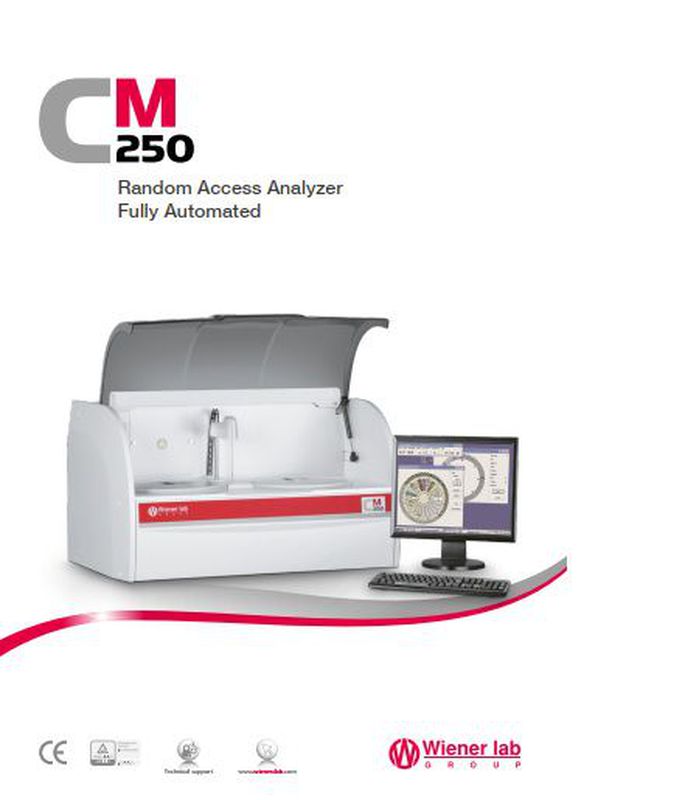 Random Access Analyzer Fully Automate CM250 Wiener Lab