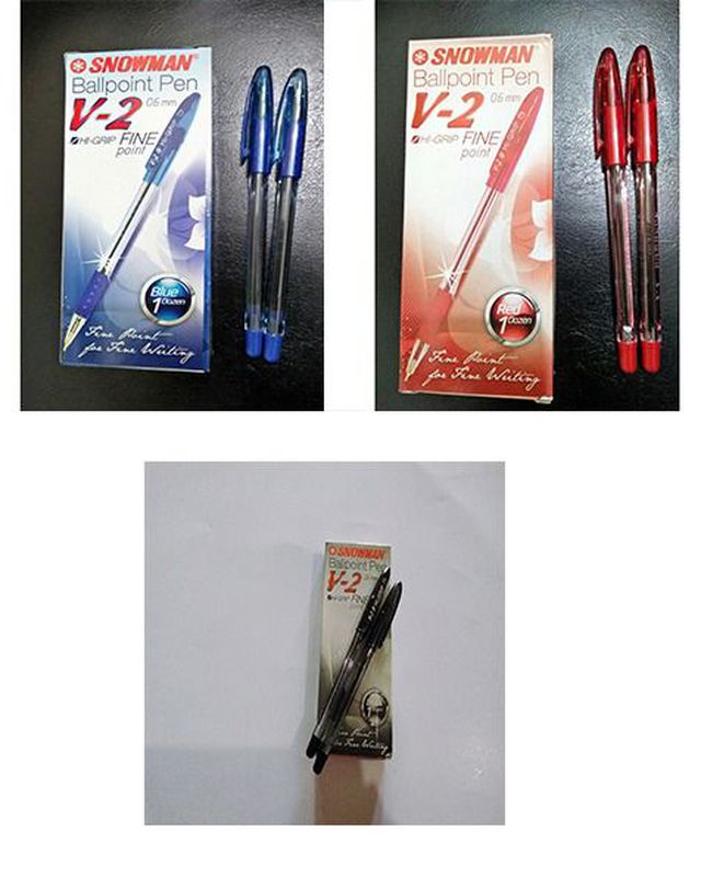 Ballpoint Snowman V2 - Biru