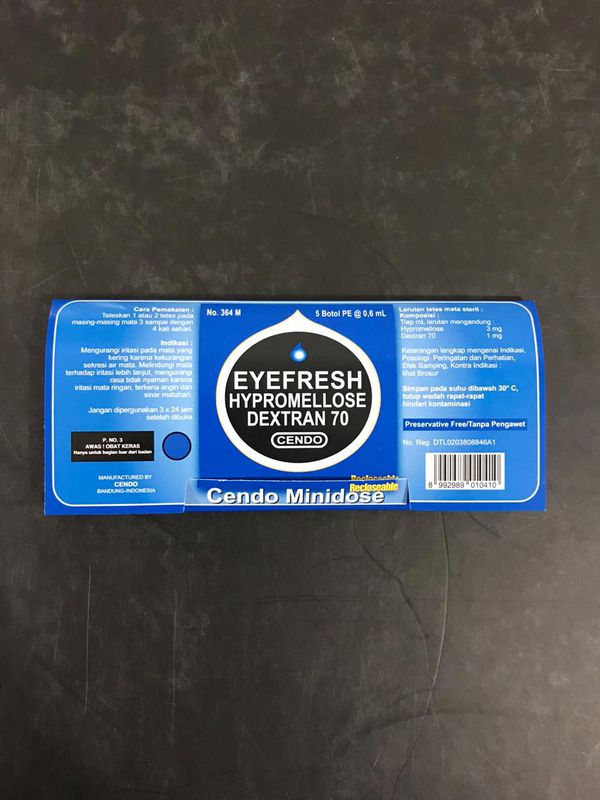 Cendo Eyefresh 0,6 Minidose tetes mata steril