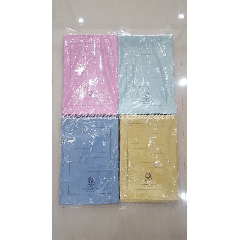 Stop Map Kertas / Stopmap Folio - Biru