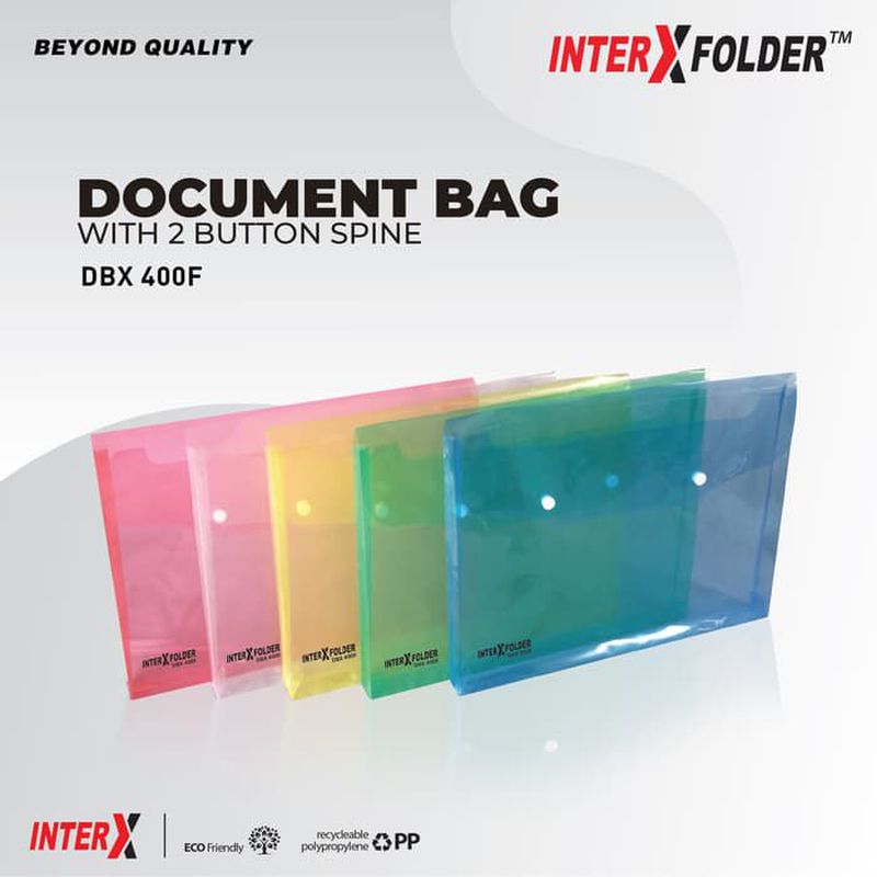 Document Bag / Map Kancing Inter-X - Kancing 1