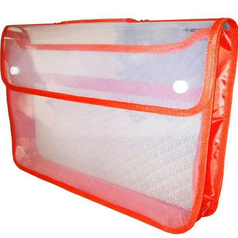 Map Jaring/ Zipperbag Topla resleting+kancing