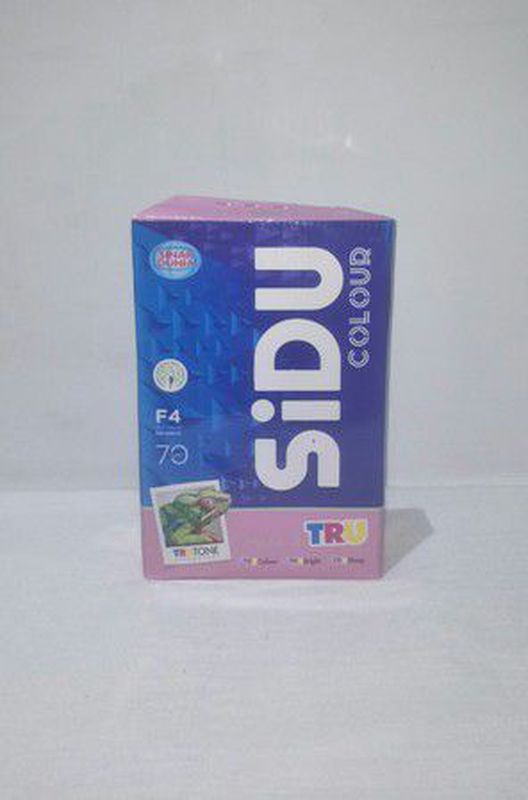 KERTAS HVS SIDU F4 WARNA RED/MERAH 70 GR