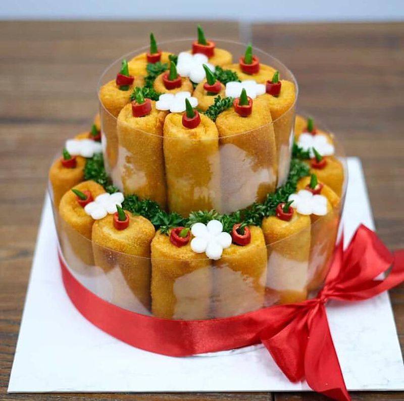 Risoles Rogut Birthday Cake by herdy catering