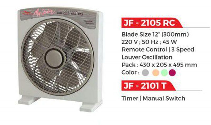 BOX FAN MASPION JF-2105 REMOTE CONTROL