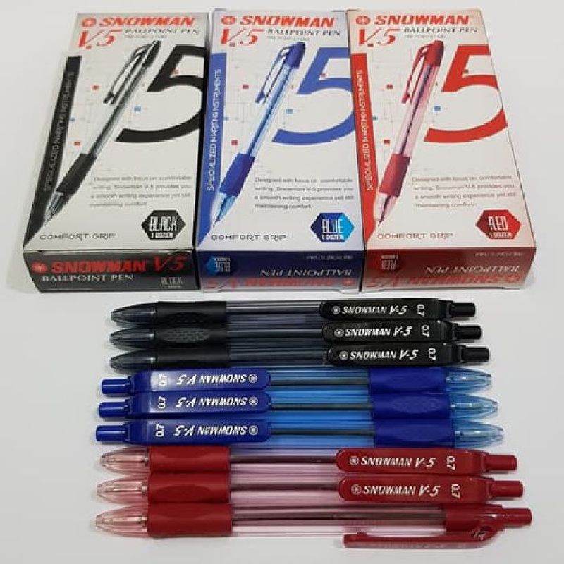 Ballpoint Snowman V5 - Hitam