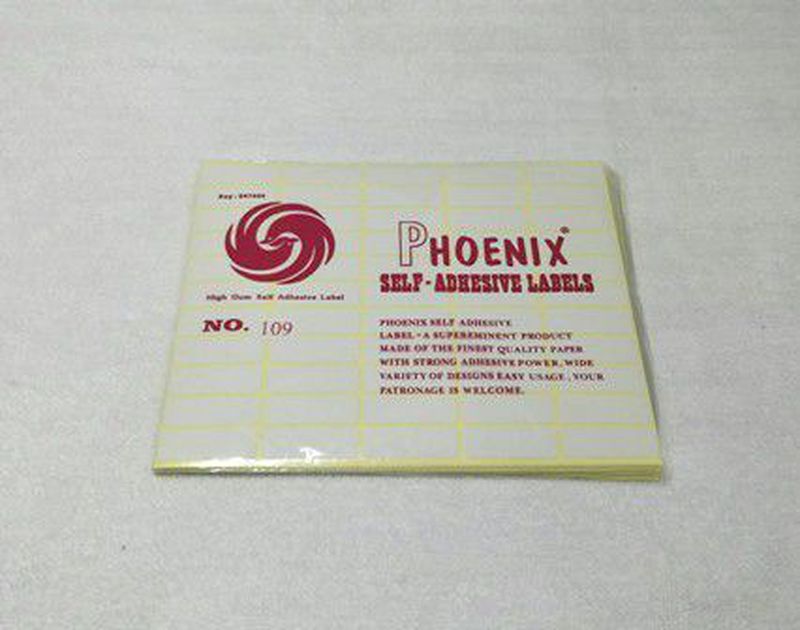 KERTAS LABEL NO 109 / PACK