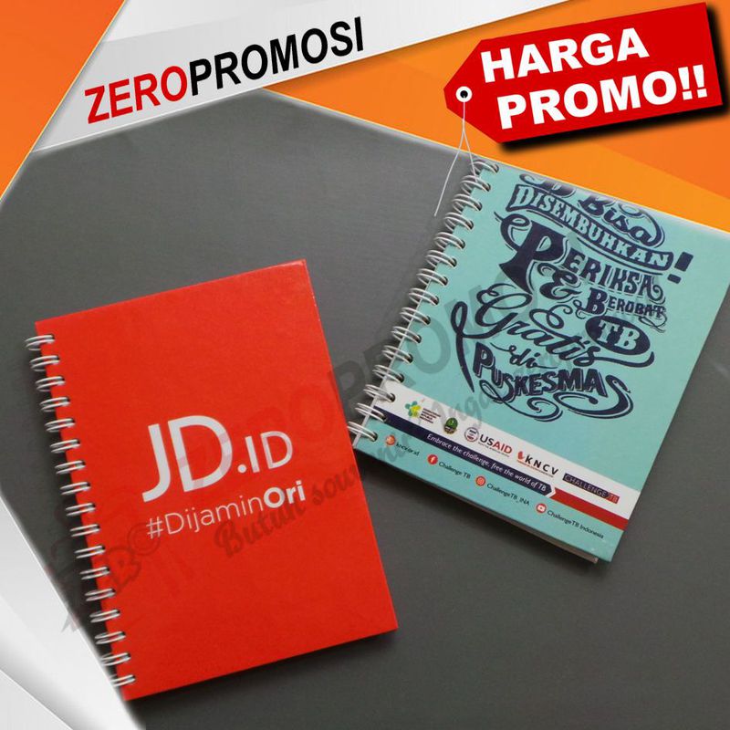 Souvenir buku agenda - catatan hard cover custom