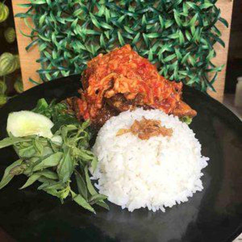 Nasi Bebek Sambal Mangga